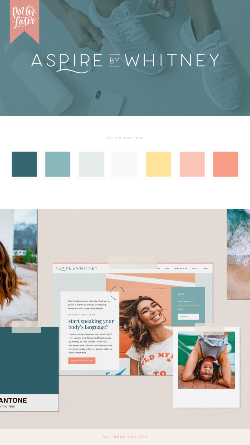 Tonic Website Template Customization Client Launch: Aspire By Whitney ...