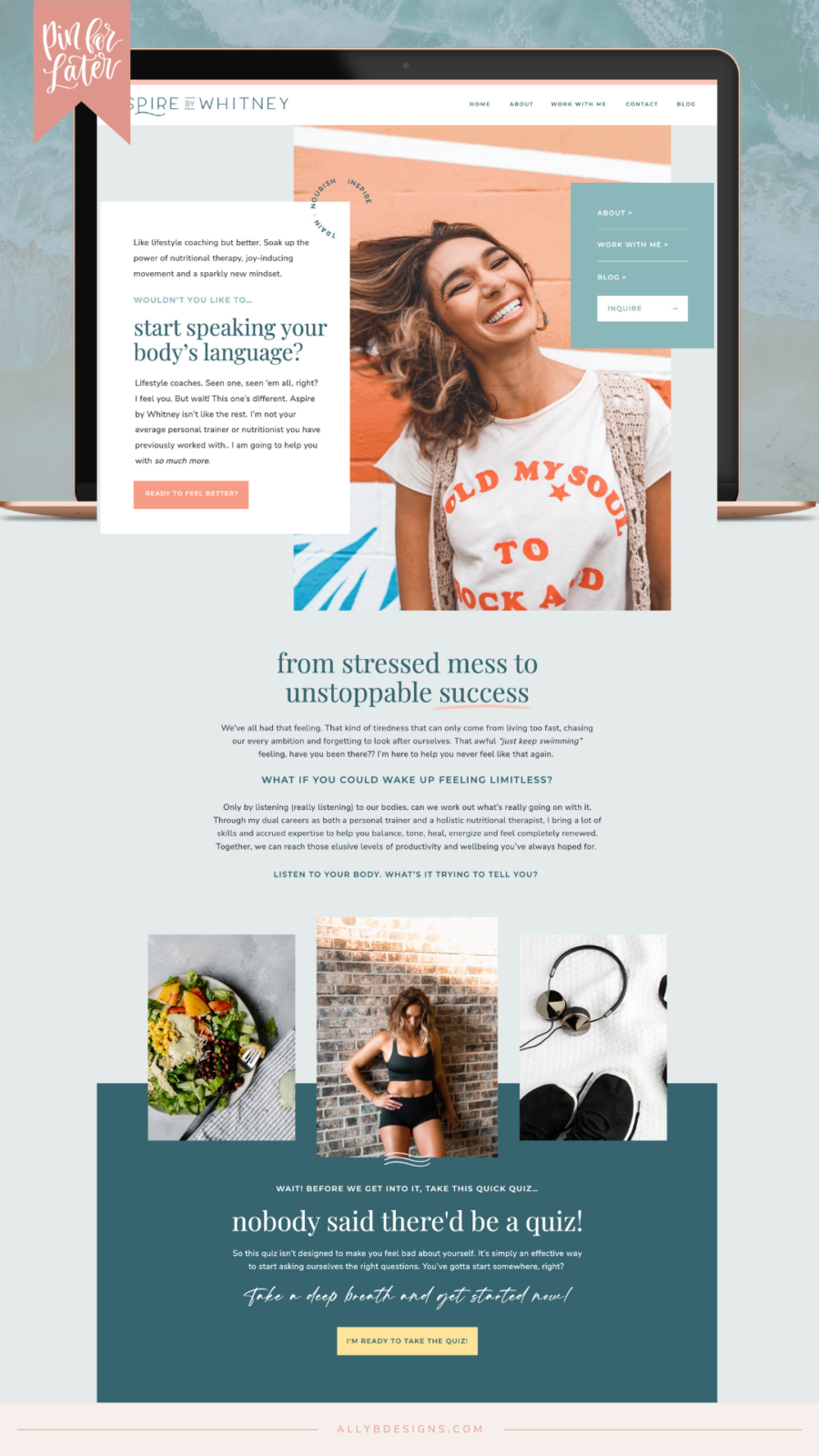 Tonic Website Template Customization Client Launch: Aspire By Whitney ...